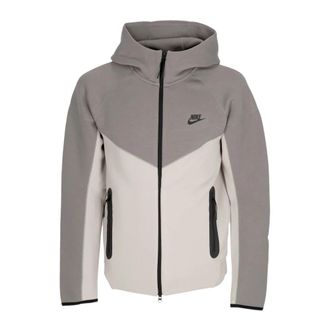 Nike Tech Fleece Kapuzen-Zip-Sweatshirt - - Sport - Herren - Grau - S