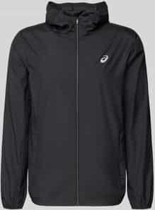 Asics Windbreaker mit Logo-Print und Kapuze