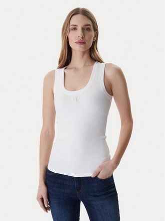 Fracomina Top FP26ST2001J40101 Wei&szlig; Slim Fit