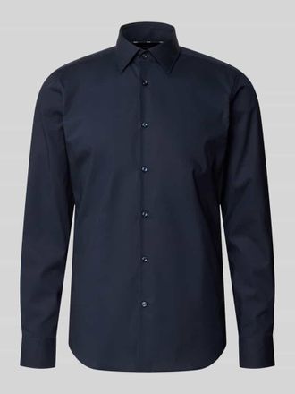 HUGO BOSS Slim Fit Businesshemd aus Popeline mit Stretch-Anteil