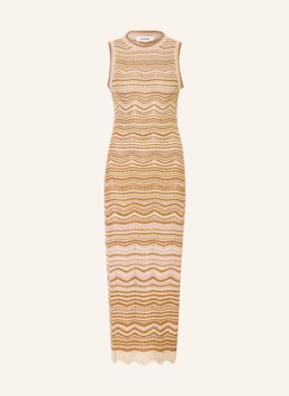 Sandro Sandro Strickkleid Mit Glitzergarn braun