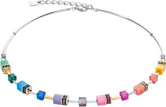 Coeur de Lion Halskette - GeoCUBE Iconic Lite Halskette - Gr. unisize - in Mehrfarbig - f&uuml;r Damen