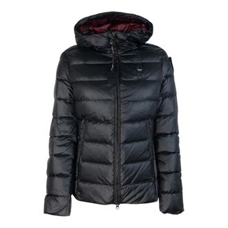 Blauer Femme, Vestes, Noir, Taille: 44 FR Veste matelass&eacute;e noire &agrave; capuche