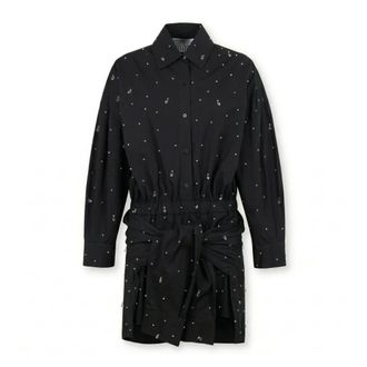 Giuseppe Di Morabito Femme, Robes, Noir, Taille: 40 FR Abito Camicia