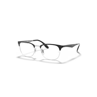 Ray-Ban Rb6346 Optics Schwarz Fassung Klar Glas Polarisiert 52-19