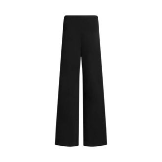 Alberta Ferretti Femme, Pantalons, Noir, Taille: 40 FR Wide Pantalons