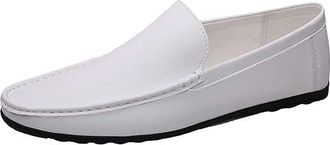 Generic Mocassins pour homme, mocassins à tige basse, chaussures habillées décontractées, chaussures de conduite en cuir, chaussures confortables et durables,