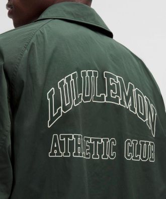 lululemon Veste coach Graphic pour Hommes - Vert - Taille 2XL