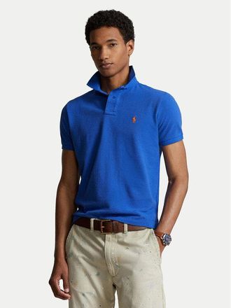 Polo Ralph Lauren Poloshirt 710782592011 Blau Custom Slim Fit