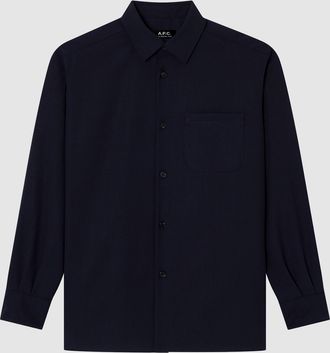 A.P.C. Surchemise Sandra Dark Navy