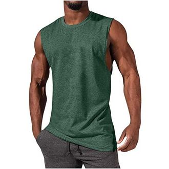 Generic Haut de sport uni sans manches pour homme - Classique - L&eacute;ger - Polyvalent, intelligent, confortable, respirant - Pour entra&icirc;nement musculaire - Pour 