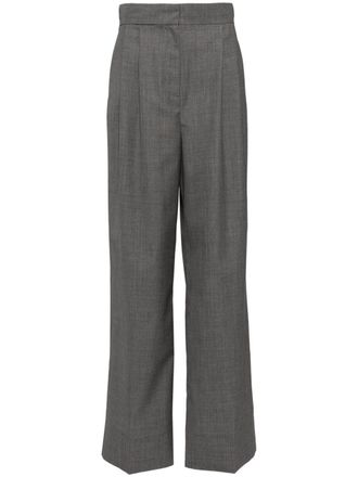 Erdem pantalon à coupe ample - Gris