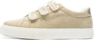 Kaporal Kaporal Damen Tippy Sneaker, Beige Wildleder, 38 EU