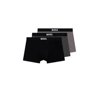 HUGO BOSS Lot de 3 boxers en coton m&eacute;lang&eacute;