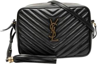 Saint Laurent Pre-owned Sac Camera Lou - Femme - Pre-owned - Noir - Taille: ONE Size