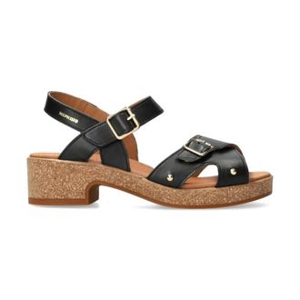 Mephisto Femme, Chaussures, Noir, Taille: 36 EU Sandale noire pour femme - collection été