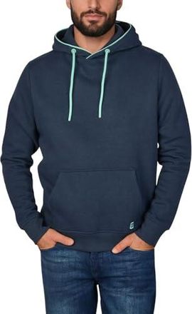 Riverso RIVSandro Sweat &agrave; capuche pour homme, coupe droite, marron, rouge, bleu, beige, noir, vert, S, M, L, XL, XXL, 3XL, 4XL, 5XL, bleu marine, L
