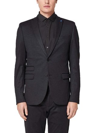 s.Oliver Black Label Herren 02.899.54.4494 Anzugjacke, Grau (Grey AOP 97a1), (Herstellergr&ouml;&szlig;e: 94)