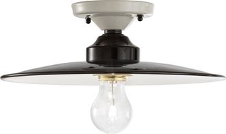 Ferroluce Deckenleuchte, Keramik 30 cm Bianco