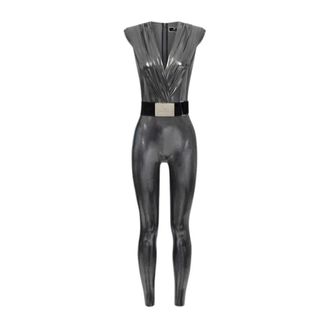 Elisabetta Franchi Femme, Combinaisons et Ensembles, Gris, Taille: 40 FR Elisabetta Franchi - Jumpsuits & Playsuits > Jumpsuits