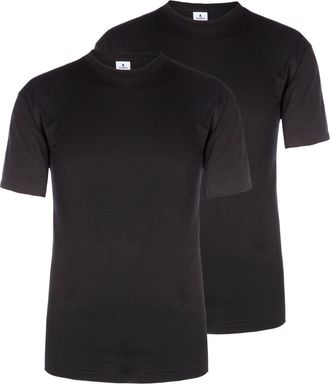 Ragman 2er Pack Rundhals T-Shirt, Classic Fit in