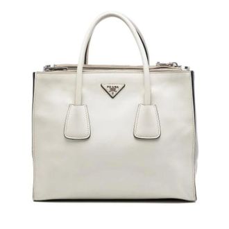 Prada Pre-owned Cuir sacs-prada - Femme - Pre-owned - Blanc - Taille: ONE Size