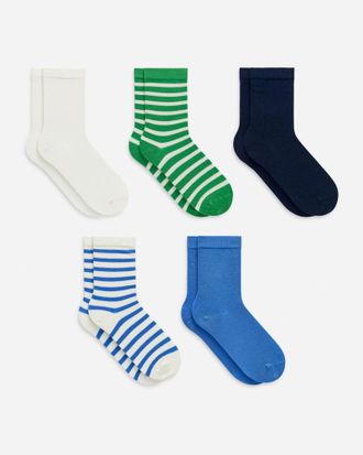 Arket Baumwollsocken 5er-Pack -Blau