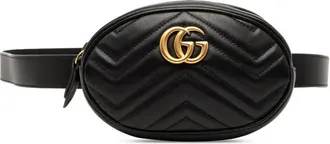 Gucci sac banane GG Marmont (2016-2025) - Noir