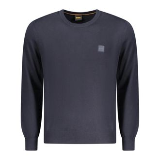 HUGO BOSS Kanovano Pullover - - Knitwear - Herren - Blau - L