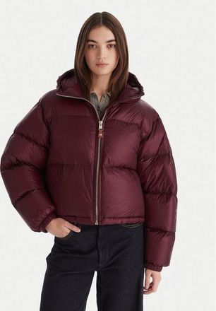 Tommy Hilfiger Daunenjacke WW0WW46541 Dunkelrot Regular Fit