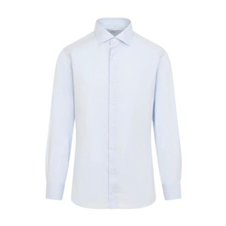 Brioni Chemise - Homme - Chemises - Bleu - Taille: 2XL