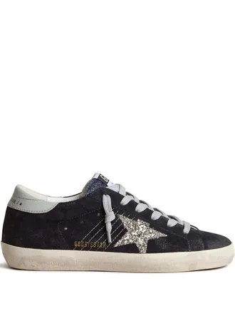 Golden Goose baskets Super-Star à paillettes - Bleu
