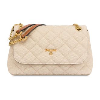 Pollini Femme, Sacs, Beige, Taille: ONE Size Sac bandouli&egrave;re