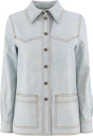 Etro Femme, Vestes, Gris, Taille: 38 FR Veste L&eacute;g&egrave;re Jacquard