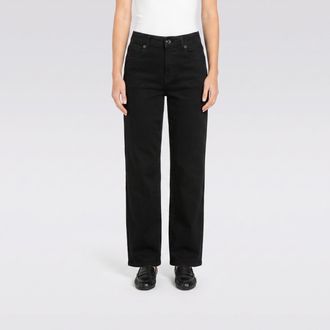 MAC Broeken Bequeme Jeans MAC Gracia, Damen, Gr. 38, L&auml;nge 32, schwarz (schwarzton), Denim/Jeans, Obermaterial: 98% Baumwolle, 2% Elasthan, comfort fit kn&ouml;chellan
