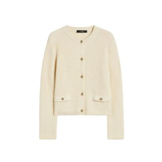 Max Mara Vodka Cardigan - - Knitwear - Damen - Beige - L