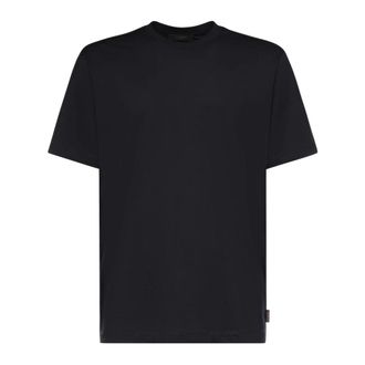 Zanone T-Shirt mit Rundhalsausschnitt - - Tops - Herren - Schwarzk - XL