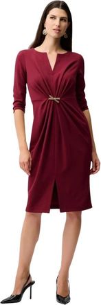Joseph Ribkoff Femme, Robes, Rouge, Taille: 46 FR Scuba Crepe Sheath Dress