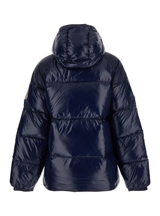 Pyrenex Unisex Down Jacket Blue Polyamide Puffer