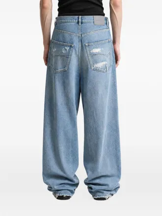 Balenciaga Baggy Denim Jeans - Light Blue