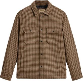 Woolrich Recycelte Wollmischungsjacke - - Jackets - Herren - Beige - L