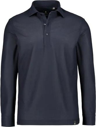 Boggi Milano Herren Polo-Shirt blau Jersey