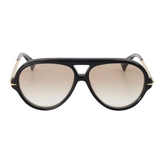 Le Specs unisex, Accessoires, Noir, Taille: 60 MM Oversized Pilot Numero Once Lunettes de soleil