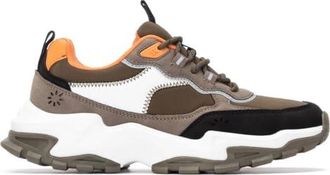 Refresh Sneakers Femme Khaki - Chaussures Confortables et polyvalentes - Mode décontractée - Modèle 17310402 (Taille38)