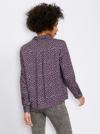 Heine Klassische Bluse Druckbluse Langarm