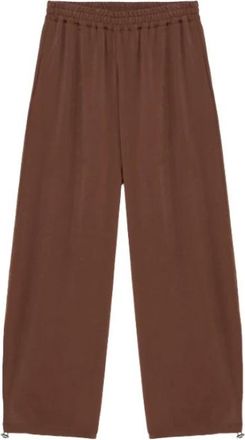 Alpha Studio Femme, Pantalons, Brun, Taille: 42 FR Pantalone coulisse