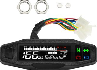 Generico Motorrad-Tachometer: Analoger, Kreuzfahrtmesser, Fahrzeuganzeige, Motorsensor, mechanische Anzeige, mechanische Anzeige, kompakte Platteneinheit, n&uuml;tz