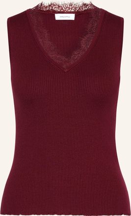 Darling Harbour Darling Harbour Stricktop Mit Spitze rot