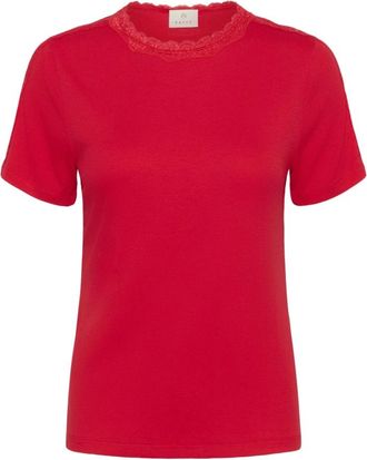 Kaffe Femme, Tops, Rouge, Taille: 40 FR T-Chemises