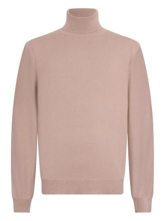 Malo roll neck sweater - Nude
